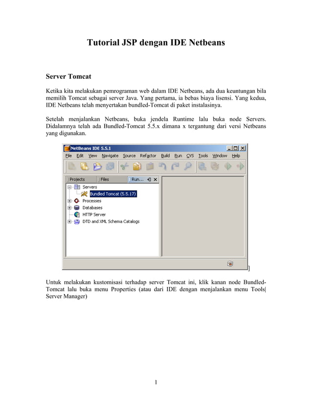 Aplikasi JSP dengan netbeans | PDF