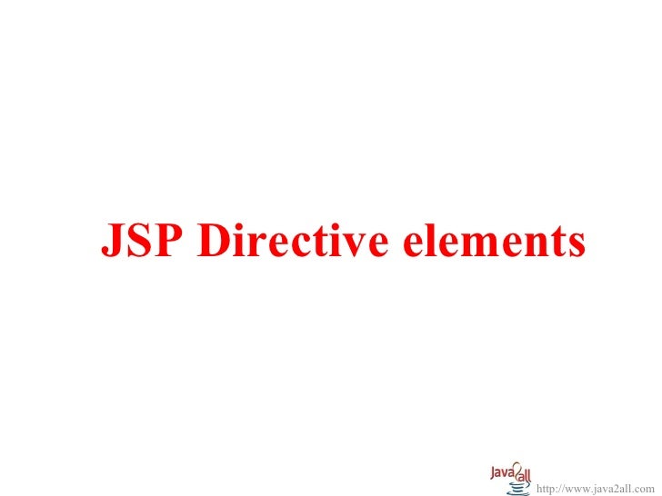 Jsp Element