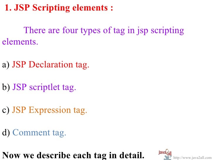 Jsp Element 