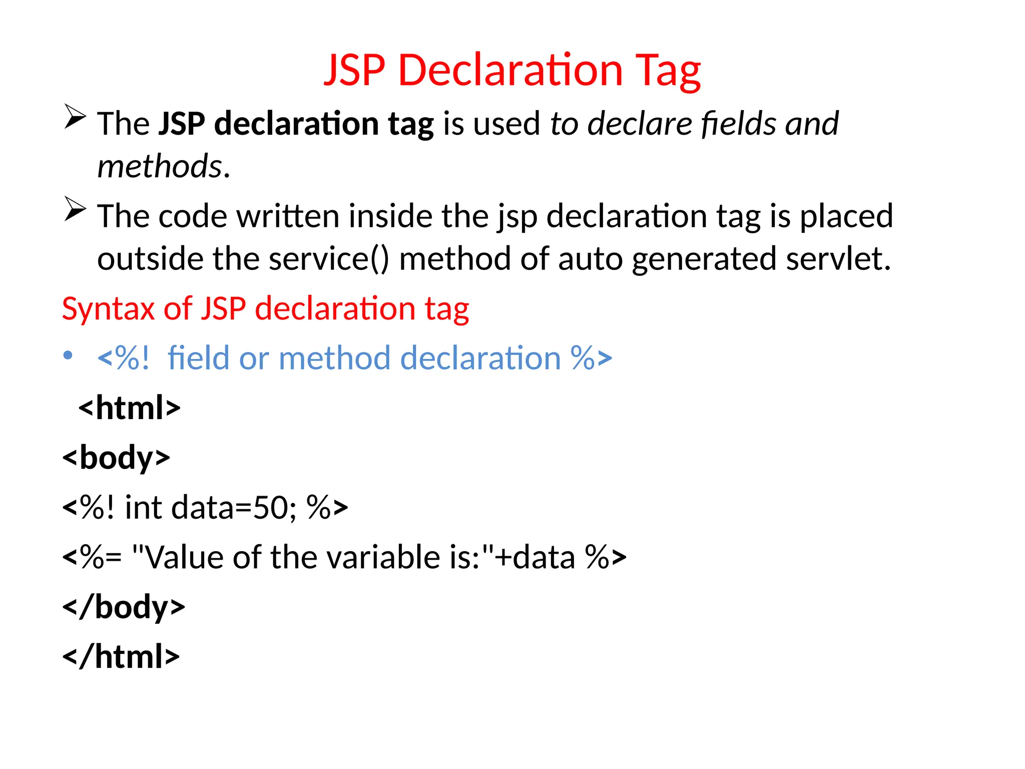 jsp elements java server tag with jsp elements .pptx