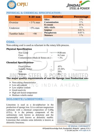 JSPL DRI#1 Training Report 2017 | PDF