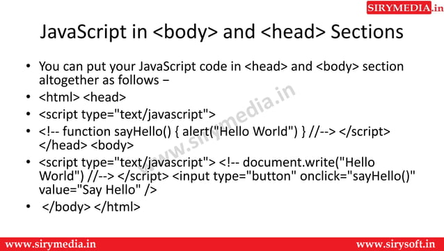 Js placement | PPTX | Web Development | Internet