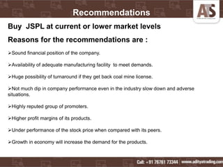 ATS Company Reports: Jspl ltd. | PPT