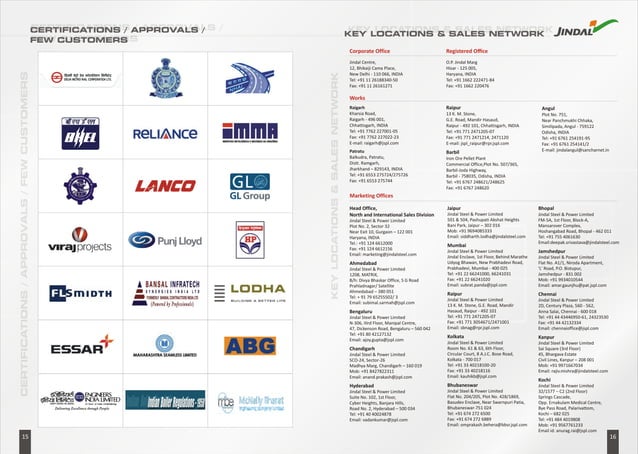 JSPL PRODUCTS BROCHURE | PDF