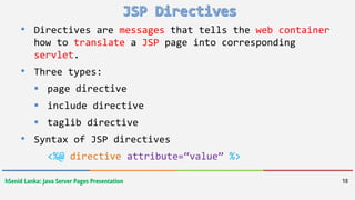 Java Server Pages | PPTX