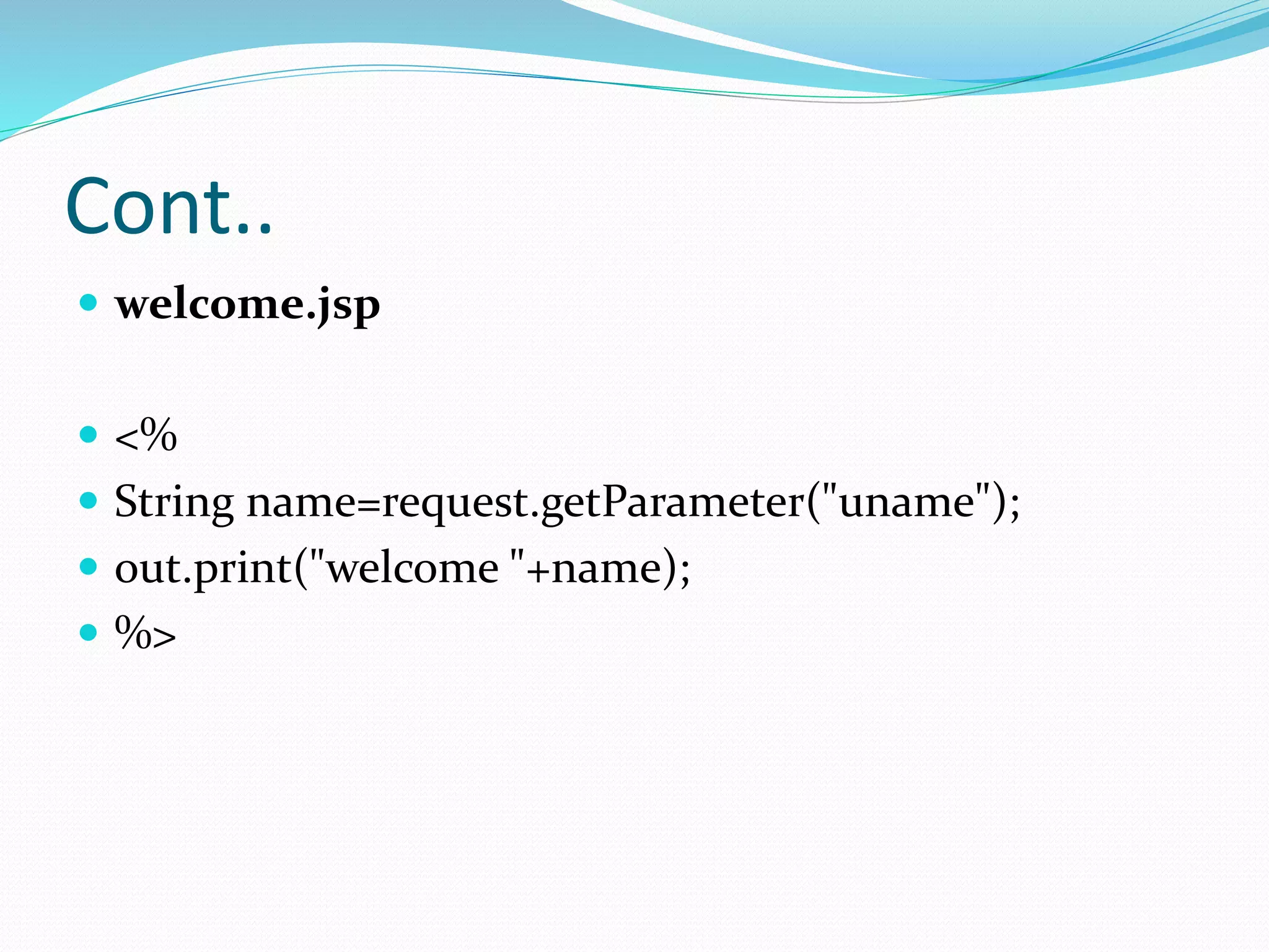 Jsp Request Implicit Object Ppt
