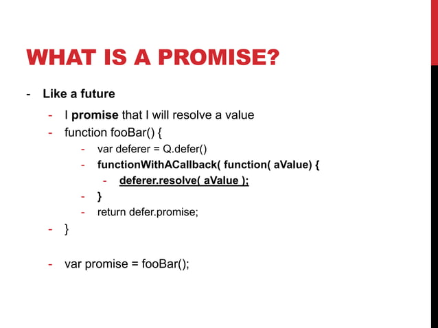 Async all around us (promises) | PPT