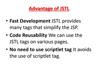 Jsp tag library | PPTX