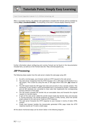 Jsp tutorial | PDF