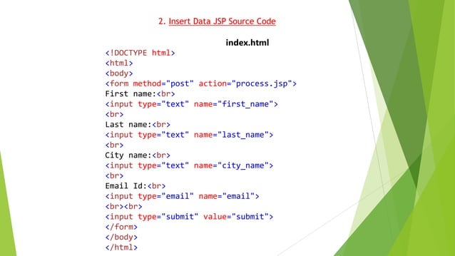 JSP TUTORIAL for students M.Sc computer Science | PPT