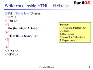 JSP/Servlet Core Concept | PPT