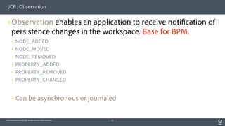 JCR and Sling Quick Dive | PDF