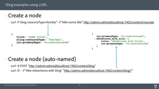 JCR and Sling Quick Dive | PDF