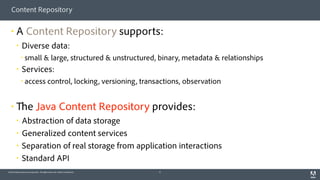 JCR and Sling Quick Dive | PPT
