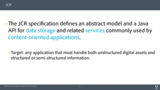 JCR and Sling Quick Dive | PDF