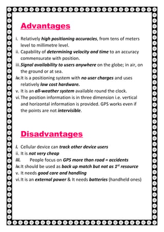 Project on GPS (Global Positioning System) | PDF