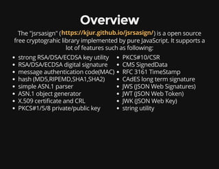 introduction to jsrsasign | PDF