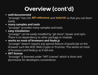 introduction to jsrsasign | PDF