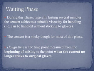 Bone cement and substitutes | PPTX