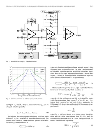 An ECG-on-Chip with 535-nW/Channel Integrated Lossless Data Compressor for Wireless Sensors ...