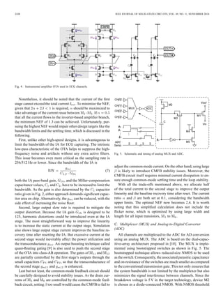 An ECG-on-Chip with 535-nW/Channel Integrated Lossless Data Compressor for Wireless Sensors ...