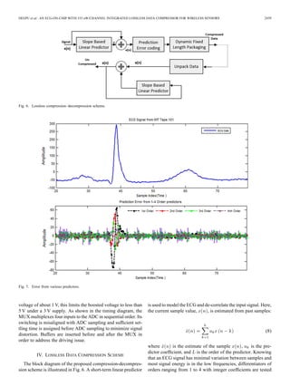 An ECG-on-Chip with 535-nW/Channel Integrated Lossless Data Compressor for Wireless Sensors ...