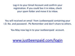 JSS Sign-up Guide | PPT