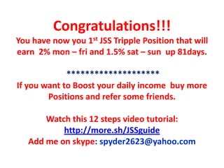 JSS Sign-up Guide | PPT