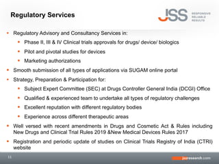 JSS Medical Research Corporate Overview | PDF