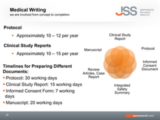 JSS Medical Research Corporate Overview | PDF