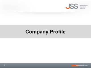 JSS Medical Research Corporate Overview | PDF