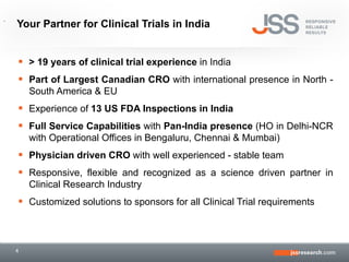 JSS Medical Research Corporate Overview | PDF