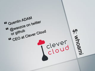 Server Side Javascript : how to start ? | PPTX