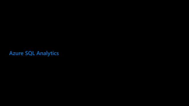 JSSUG Azure SQL Analytics | PPT