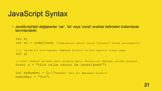 JavaScript Sunumu | PPTX