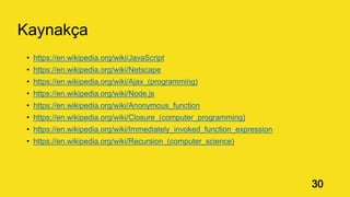 JavaScript Sunumu | PPT