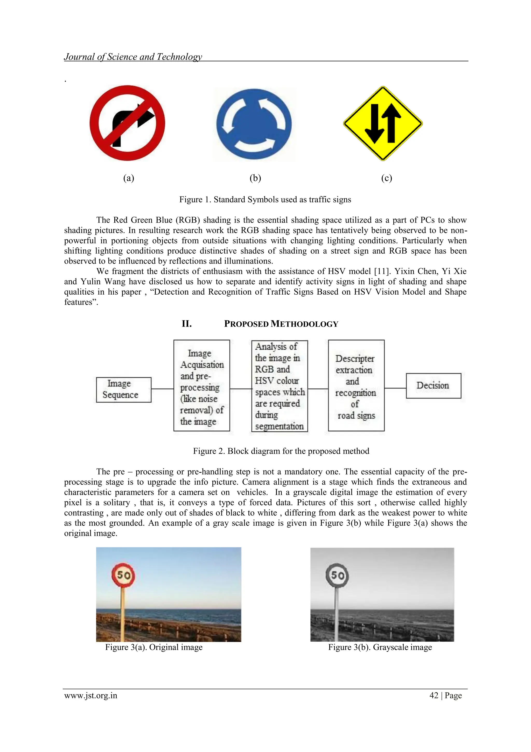 Traffic Sign Detection And Recognition Using Colour Features Towards Intelligent Vehicle Driver