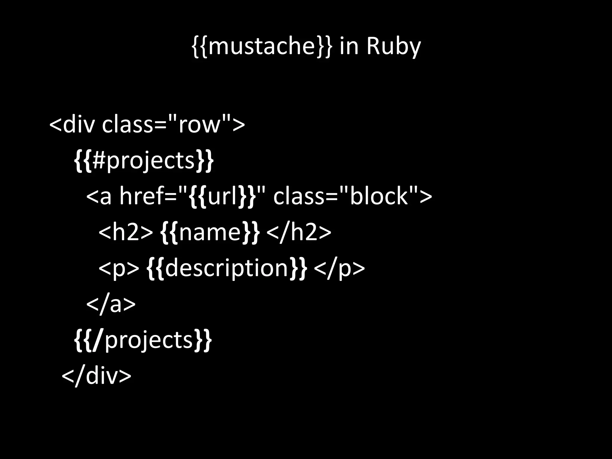 Jade And Javascript Templating Ppt