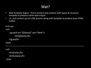 Jade & Javascript templating | PPTX