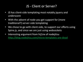 Jade & Javascript templating | PPTX
