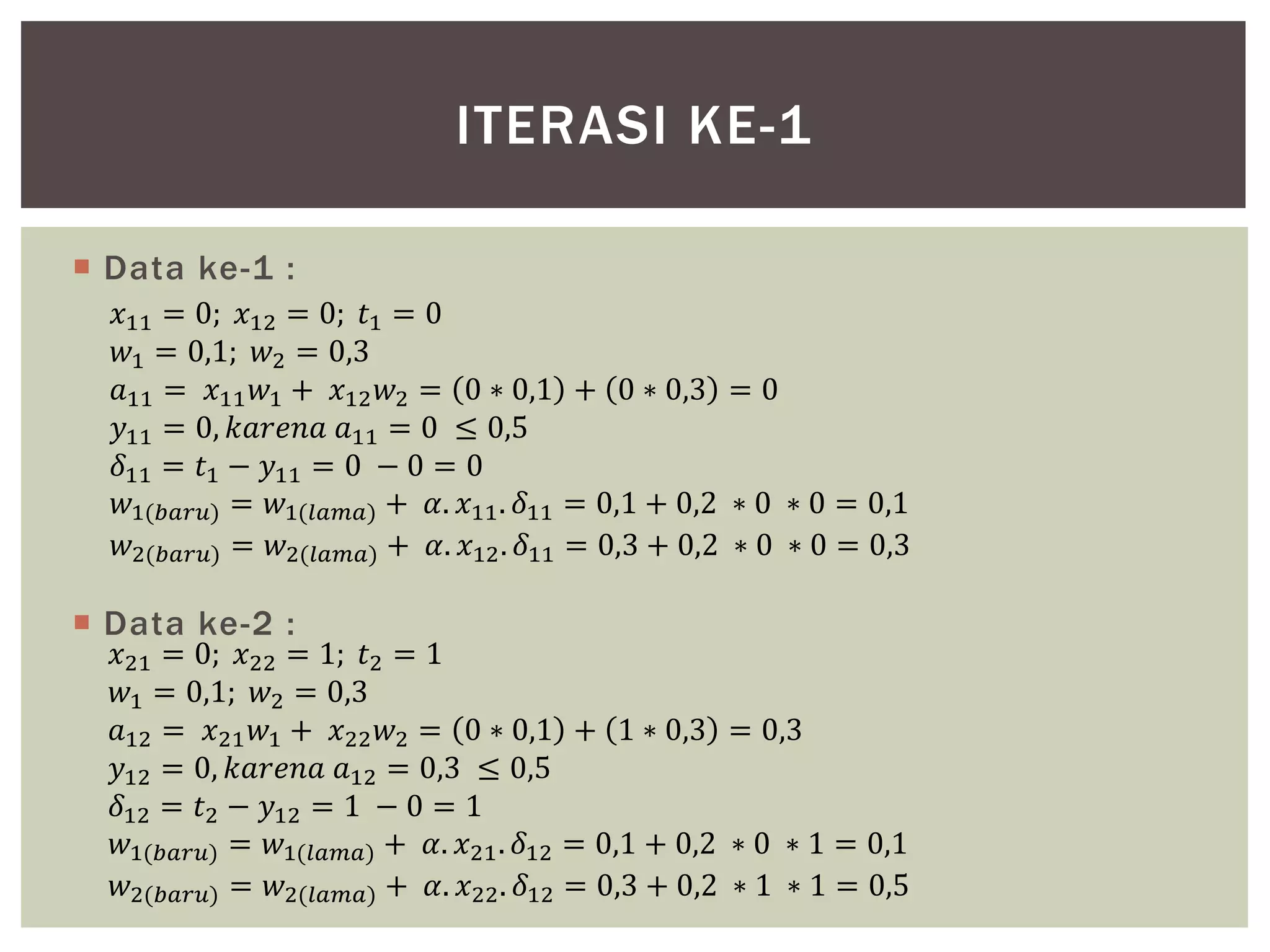 (Jst)hebb dan delta rule | PDF
