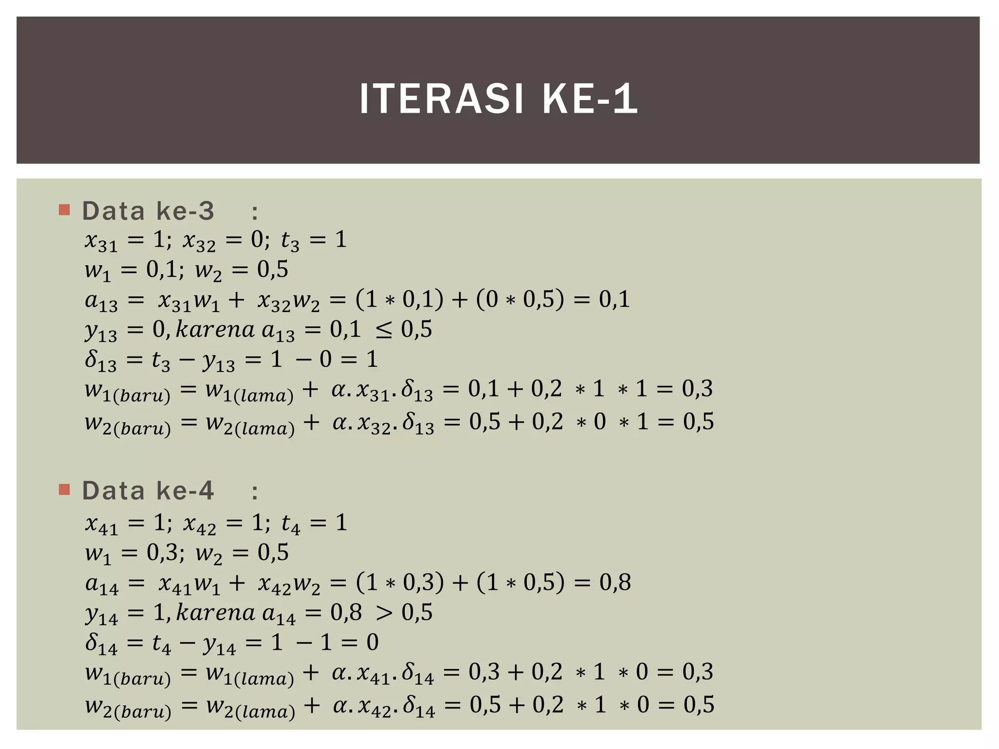 (Jst)hebb dan delta rule | PDF