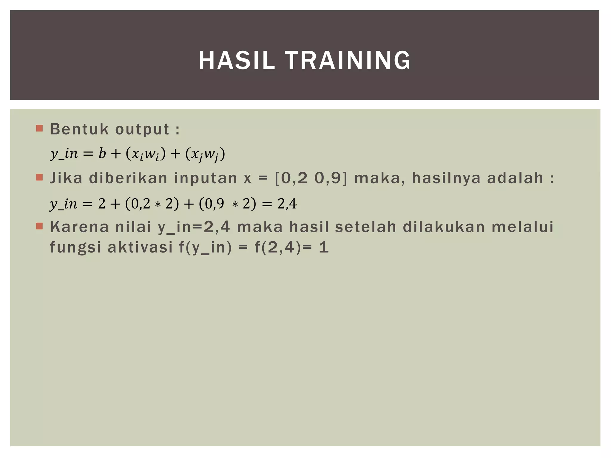 (Jst)hebb dan delta rule | PDF