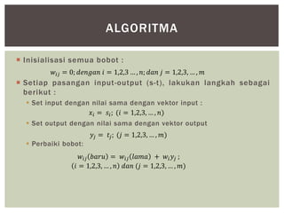 (Jst)hebb dan delta rule | PDF
