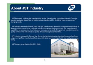 Jst industry (machining) Catalogue | PDF