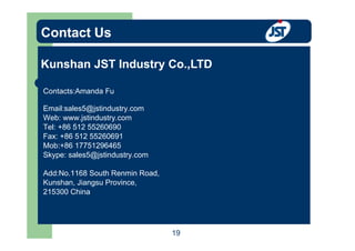 Jst industry (machining) Catalogue | PPT