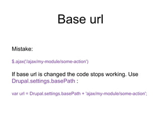 Tips for writing Javascript for Drupal | PPT