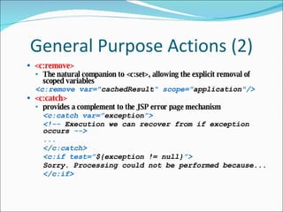 JSP Standart Tag Lİbrary - JSTL | PPT