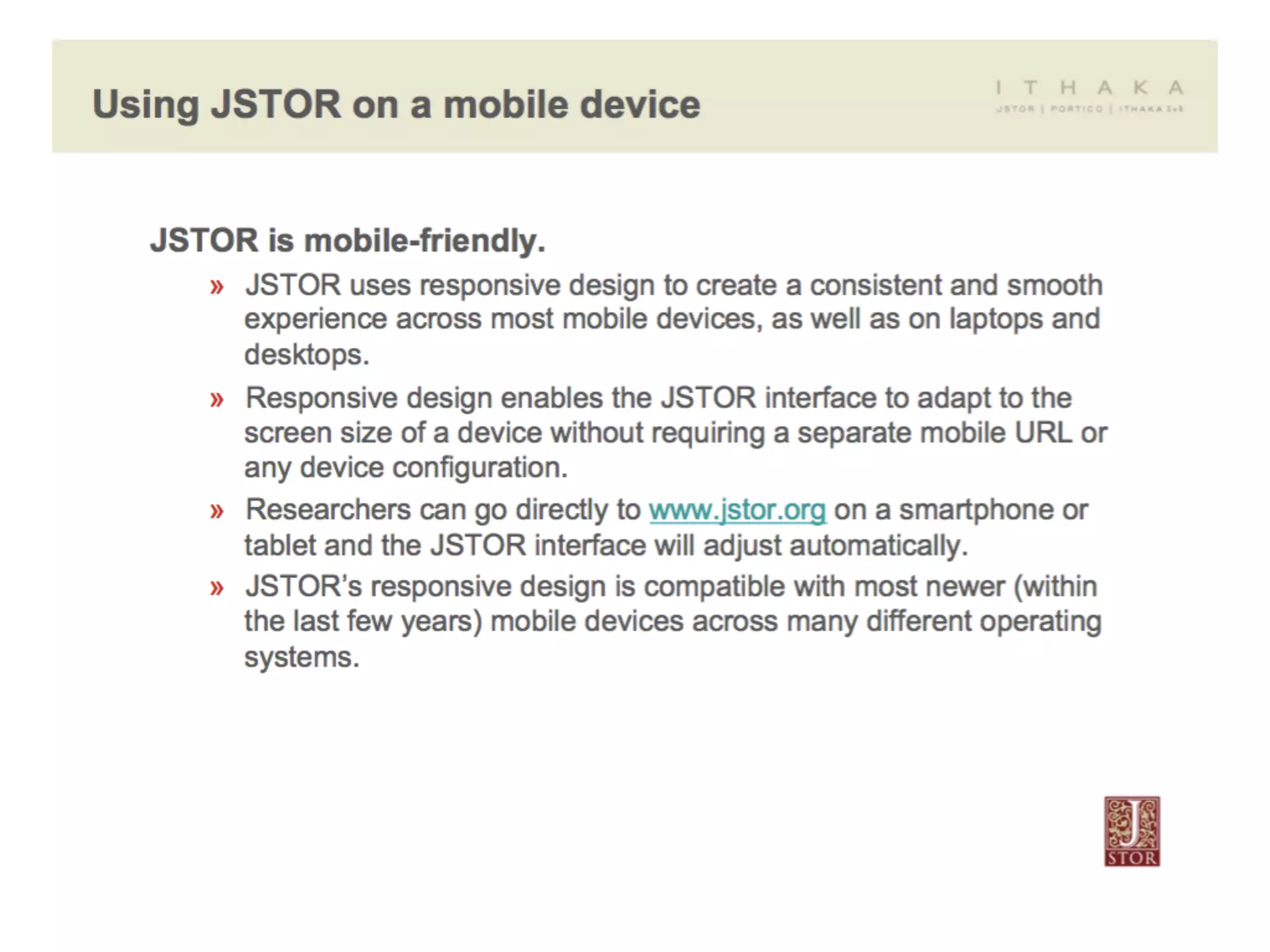 Using JSTOR: An Overview | PDF