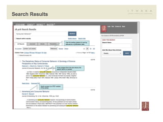 Using JSTOR: An Overview | PDF